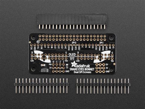 Adafruit Animated Eyes Bonnet For Raspberry Pi Mini Kit Without Displ