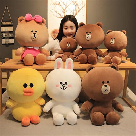 Jual BONEKA LINE FRIENDLY BONEKA BROWN CONY 37 CM Brown 37 Cm Kota