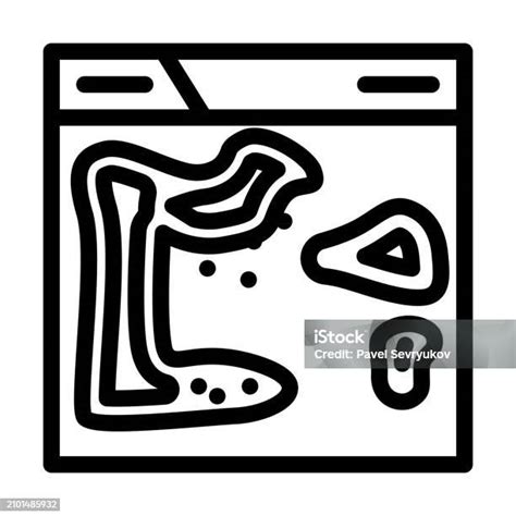 Heatmap Ux Ui Design Line Icon Vector Illustration Stock Illustration