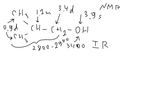Solved Using IR Spectra HNMR And CNMR Draw Which Is The Correct Course Hero