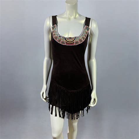 Dreamgirls Native Indian Dress Costume Medium Gem