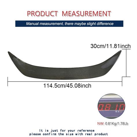 JC SPORTLINE Carbon Fiber Rear Spoiler For Subaru BRZ Toyota GT86 Scion