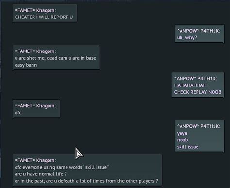 Complaint Against A Player For Accusations Of Cheating And Inappropriate Behavior Realistic