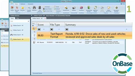 solution spotlight is onbase advanced search for you youtube