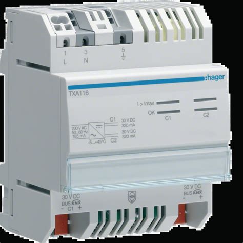 Spg Versorg 2 Ausg 2 Drosseln 2x320mA TXA116 Hager Hager DE