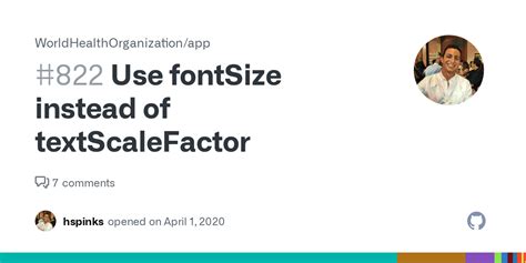 use fontsize instead of textscalefactor · issue 822