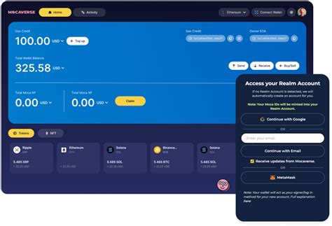 Web Auth Wallet Services
