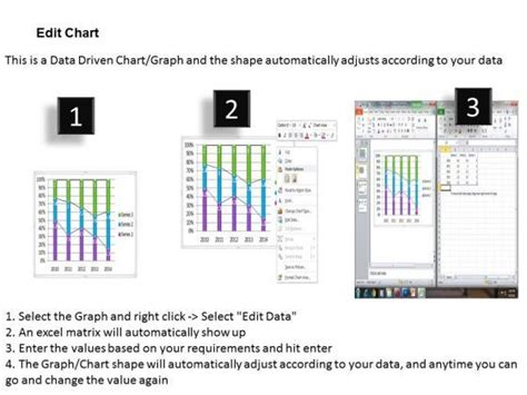 Microsoft Excel Data Analysis Bar Graph PowerPoint Templates