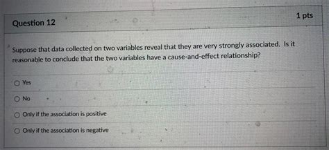 Solved Pts Question Suppose That Data Collected On Two Chegg