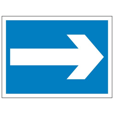Blue Iso Arrow Linden Signs And Print
