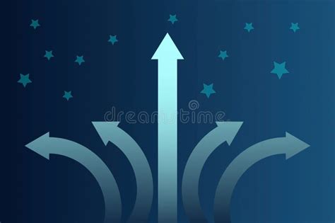 Concept Of Choices Of A Businessman Vector Illustration Stock Vector