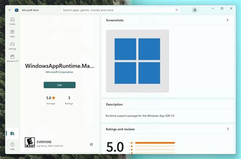 Windows App Runtime Store Product Detail Page Looks Like Malware Issue Microsoft