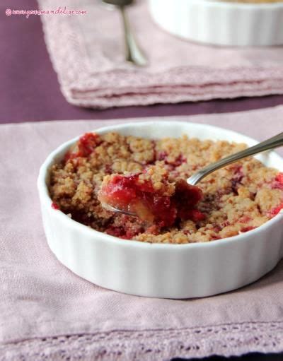 Crumble Aux Pommes Et Framboises Artofit