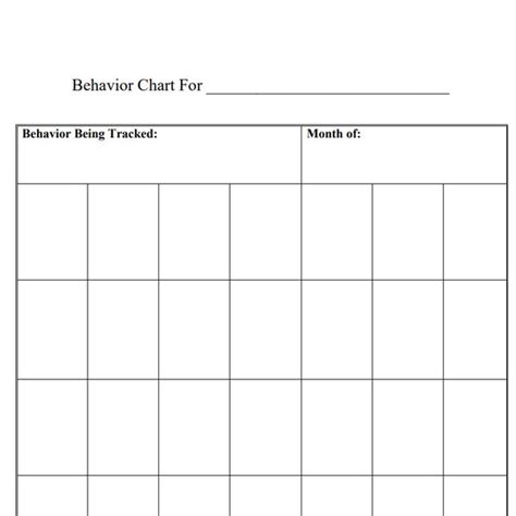 Behavior Chart Sped Etsy