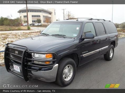 Onyx Black 2004 Gmc Yukon Xl 1500 Sle Pewterdark Pewter Interior