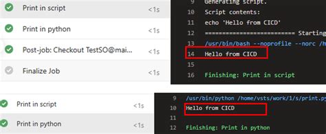 Azure Devops Where Does The Tfs Pipeline Prints The Output Stack