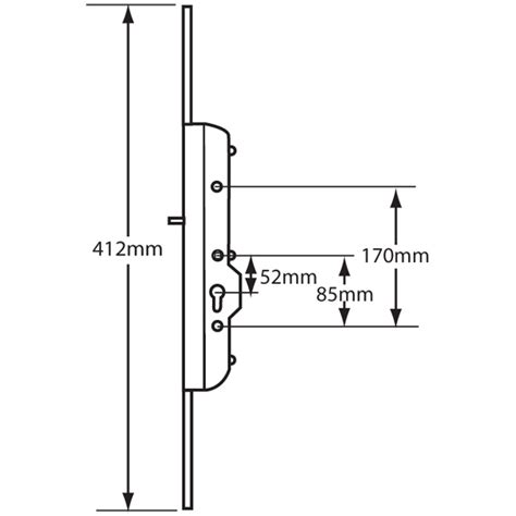FULLEX Patio Lock 2 2 MK2 2PT Pin On Lock 21mm 2 Point Discontinued
