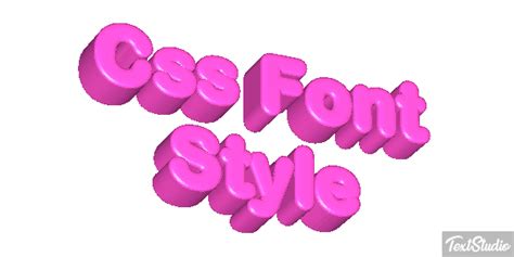 Css Font Style Font Animated  Logo Designs