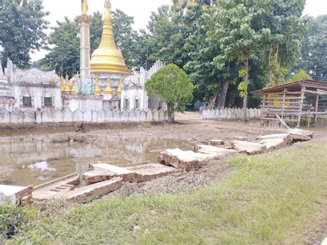 တောင်ငူခရိုင်အတွင်းသို့ စစ်တောင်းမြစ်ရေဝင်ရောက်မှုကြောင့် လမ်း၊ တံတား၊ အိမ်၊ လျှပ်စစ်မီးတိုင်န