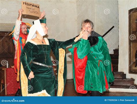 Dancing Jester Skeleton Paper Mache Editorial Image