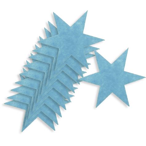 Stea Pasla 6 Colturi 3 5cm 10 Set Bleu