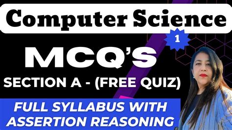 Mcqs Computer Science Full Syllabus For Class 12 Board Exams And Cuet