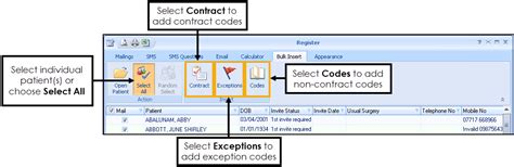 Adding Codes To Multiple Patient Records
