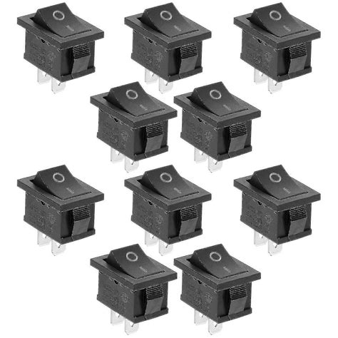 10 Pcs Boat Switch Mini Rocker Small Switch Lighted Switch Push Switch