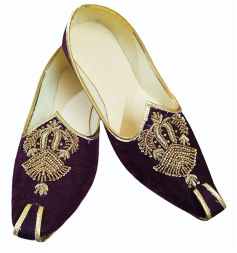 Pu Embroidered Maroon Men Wedding Jutti At ₹ 599pair In Mumbai Id