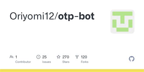 Github Oriyomi12otp Bot
