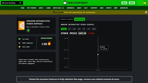 Meet Amazon Ivs Hackernoon Company Of The Week Hackernoon