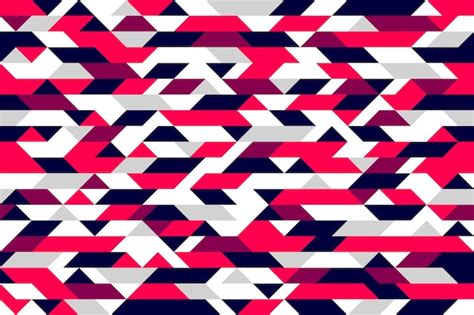 Premium Vector Mosaic Seamless Pattern Geometric Chaotic Tiling Vector Background For