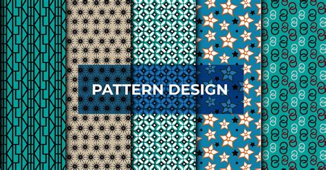 Seamless Textile Vactor Repeat Pattern Design