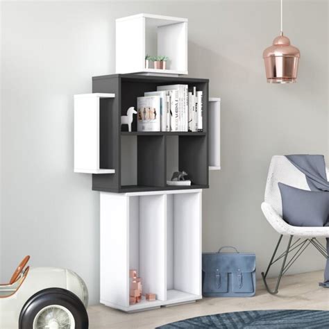 Robotic Bookcase Standing Bookshelf With 8 Shelves 82 X 25 X 154 Cm