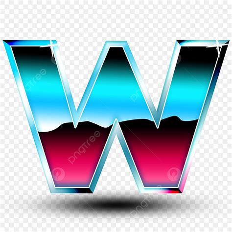 Letter W Design Free Word Template