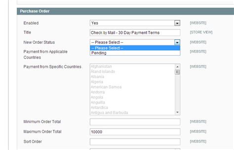 Magento Change Purchase Order Status To Processing Stack Overflow