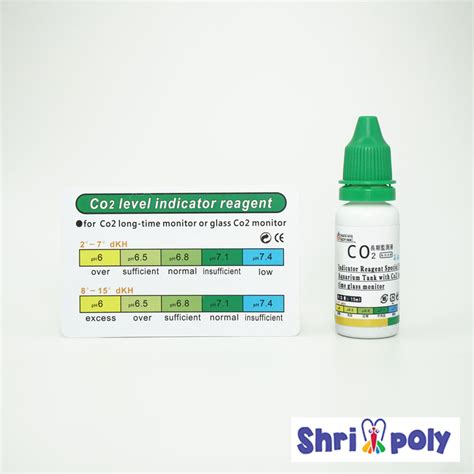 Aquarium Co2 Indicator Reagent Solution Shrimpoly
