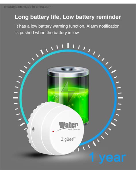 China Zigbee WiFi Water Detector Leakage Sensor Alarm Leak Detector