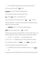 Calculating Elasticity Pricing Strategies Insights Into Course Hero