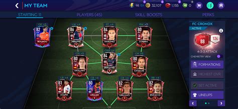 Rating My Fifa 21 Mobile Team Rfifamobile