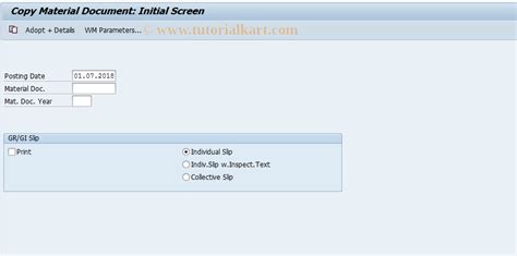 Mbsl Sap Tcode Copy Material Document