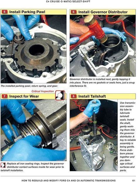 How To Rebuild Modify Ford C4 C6 Automatic Transmissions Workbench
