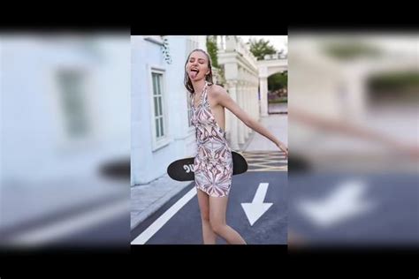 外模 模特 服装 美妆 外模小姐姐 气质穿搭 试装 气质连衣裙 辣妹 这样的身材打几分 气质 辣妹 连衣裙