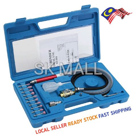 3mm Air Micro Die Grinder Kit Polishing Grinding Sanding Tool Mesin