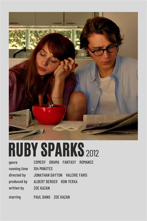 Ruby Sparks Poster Film Poster Analysis Ruby Sparks A2 Media