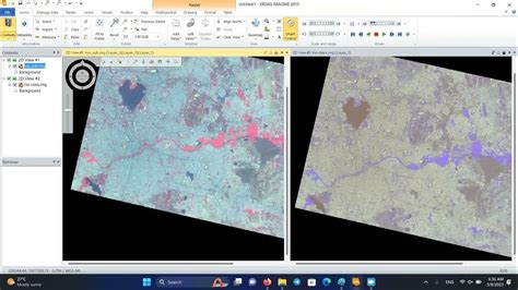 Unsupervised Classification Of Satellite Imagery Using Erdas Imagine 2015 Youtube