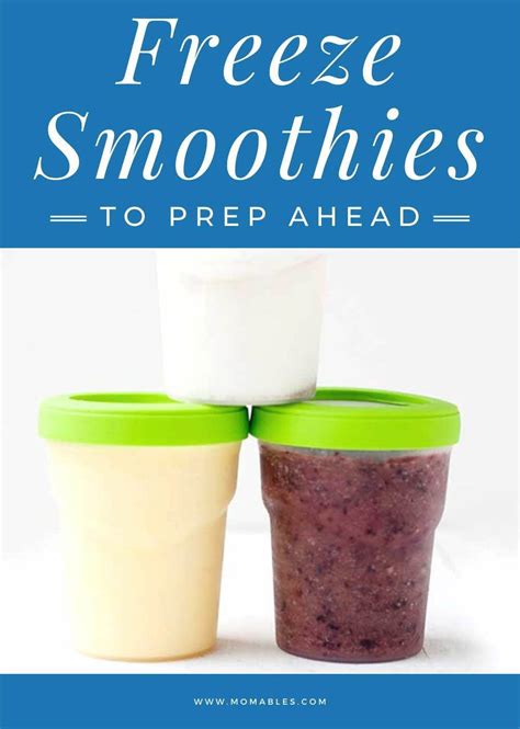 How To Freeze Smoothies So They Stay Creamy And Perfect For Packing