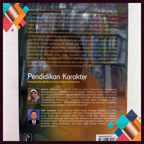 Jual NNB BUKU PENDIDIKAN KARAKTER BY PROF DR KOKOM KOMALASARI M PD
