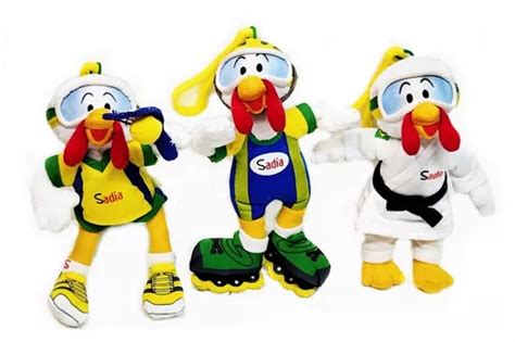 3 Mascote Peru Sadia Rio Jogos Panamericanos 2007 Chaveiro