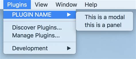 Menu Structure · Adobe Xd Plugin Reference